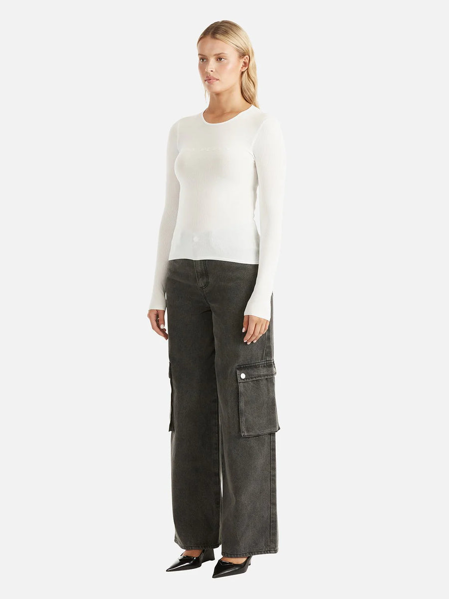 Maeve Mesh Logo Top | Ena Pelly – Ted & Olive Boutique