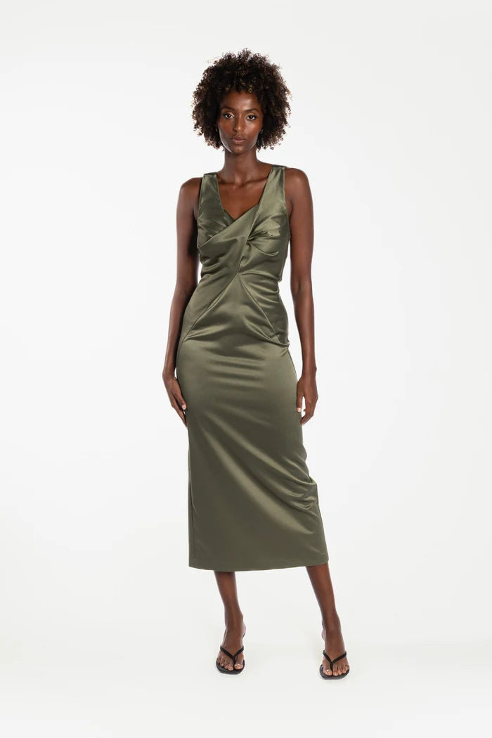 Alabastra Dress Maple Satin | One Fell Swoop – Ted & Olive Boutique
